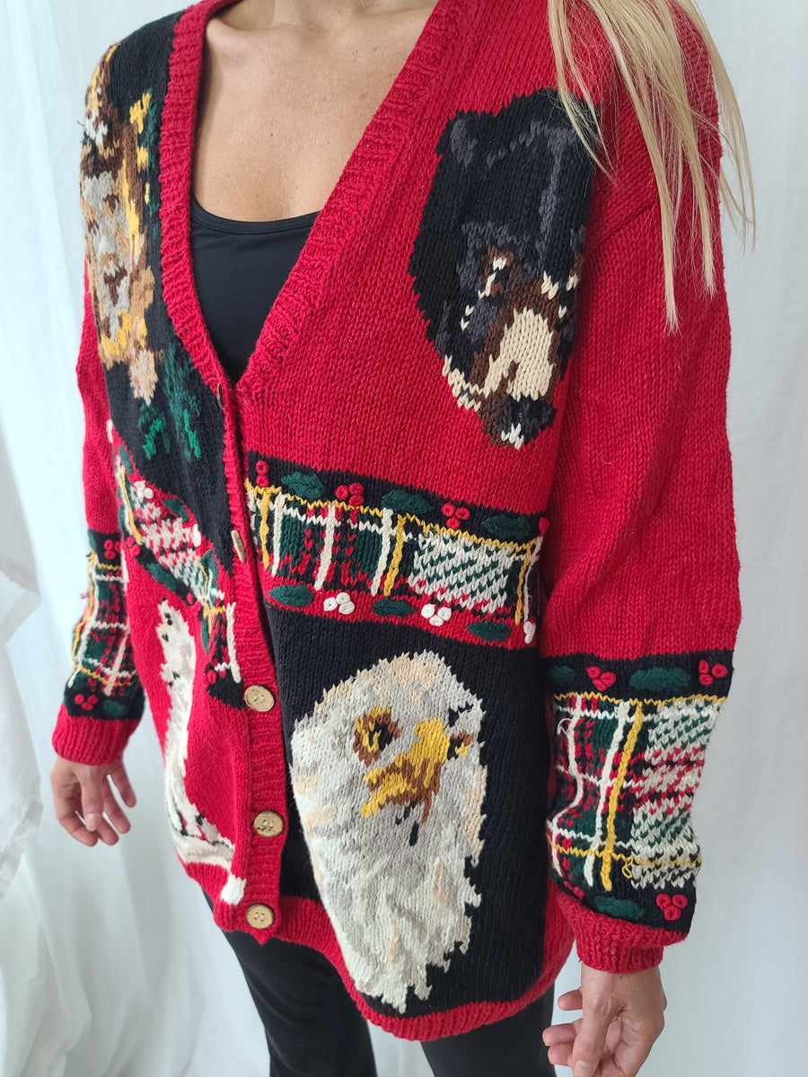 Rare Rare Rare National Wildlife Collection Eagle's Eye Hand Knit Swea ...